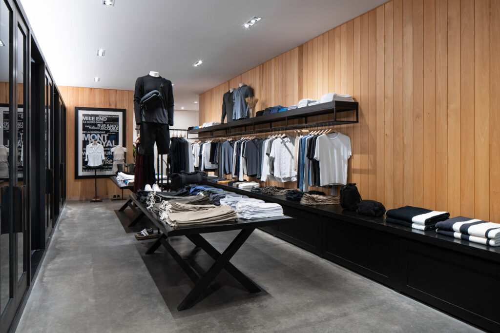 James Perse Montreal + Cafe Côté - Drew Mandel Architects